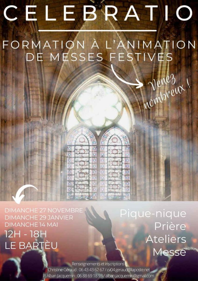 CELEBRATIO, Formation à l’animation de messes festives 1ère rencontre ...